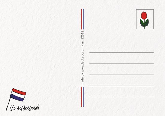 Ansichtkaarten voor Postcrossing - Set met 6 verschillende kaarten - met typisch... | bol