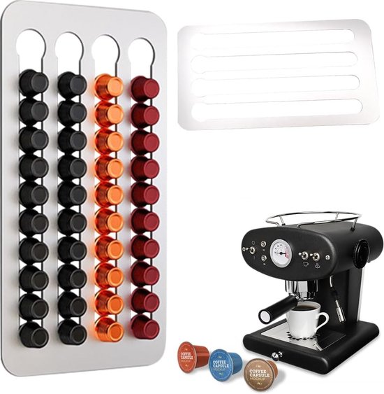 Koffiecapsulehouder, 40 capsules, koffie voor capsulehouder, 41 x 22 cm ...