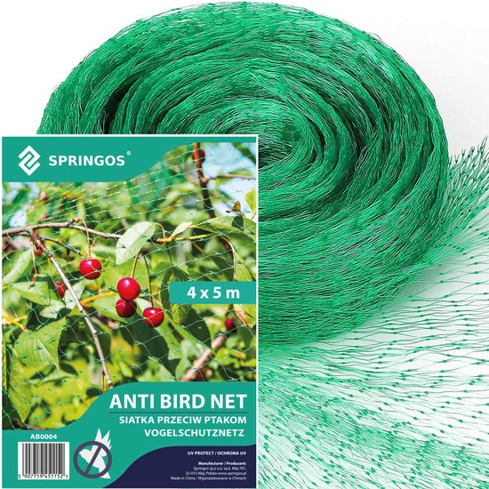 Springos Vogelnet - Vogelgaas - Anti- Vogelnet - Ongedierte en ...