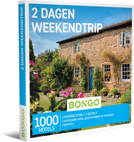 Bongo Bon - 2 DAGEN WEEKENDTRIP - Cadeaukaart cadeau voor man of vrouw ...