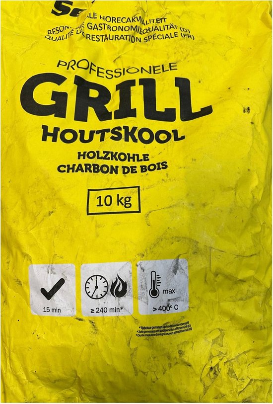 Restaurant houtskool zak 10kg | bol