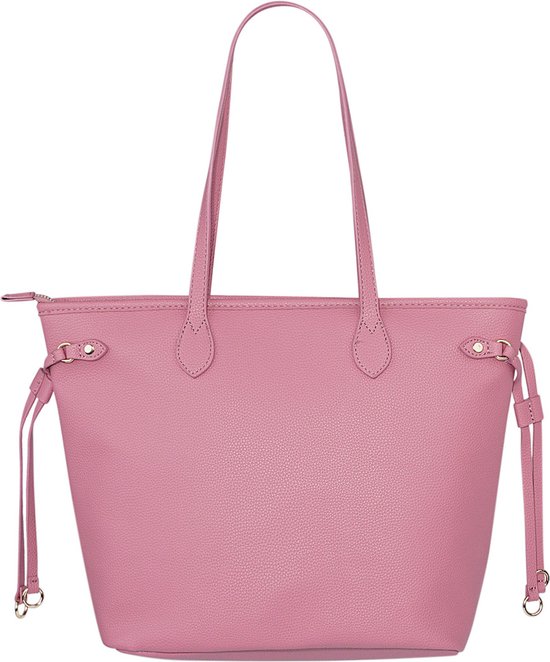 Handtas Roze - Rose poeder kleurig - 33 x 28 x 14 Centimeter ...