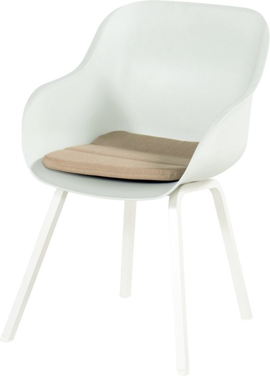 Hartman Le Soleil Element dining armstoel - Wit - Alu poot | bol
