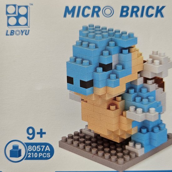 Micro Brick - Blastoise - 210Pcs - Bouwen - Bouwspeelgoed | bol