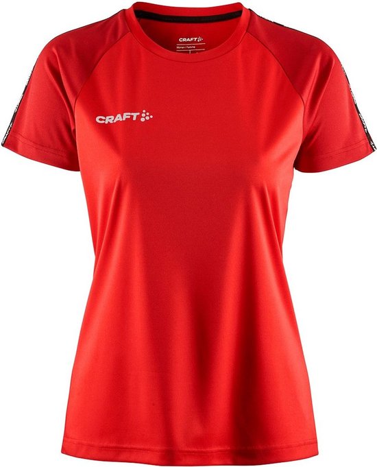 Craft Squad 2.0 Contrast Jersey W 1912726 - Bright Red/Express - M | bol
