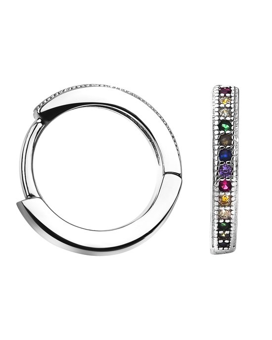 Sofia Milani - Dames Oorbellen 925 Zilver - Creolen | bol