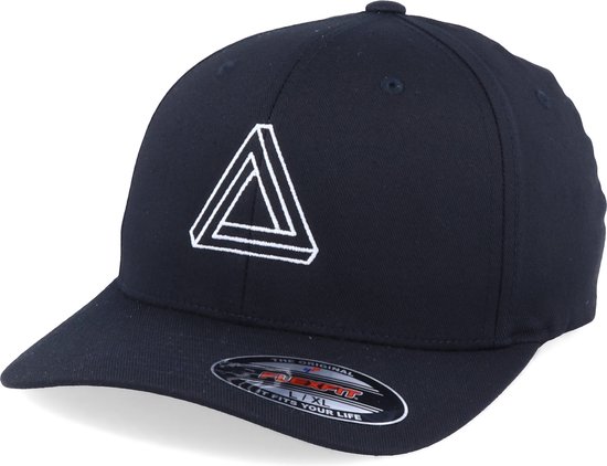 Hatstore- Outlined Impossible Triangle Black Flexfit - Iconic Cap | bol