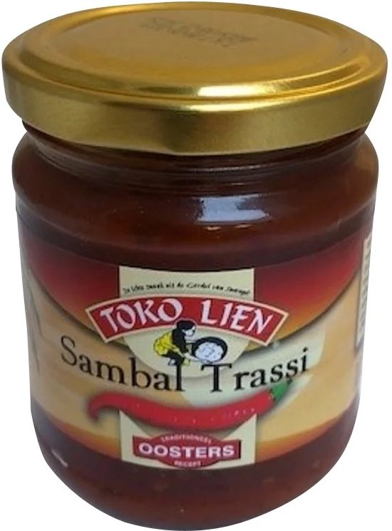Sambal Trassi Toko Lien Inhoud 200 gram Sambal Trassi van Toko Lien is ...