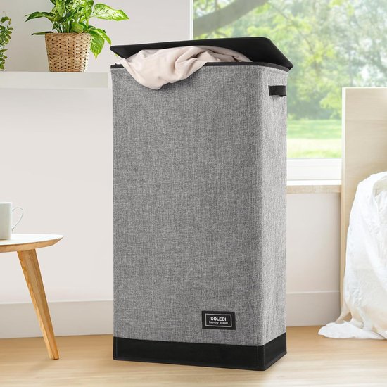 Wasmand met deksel 100L groot en hoog | bol