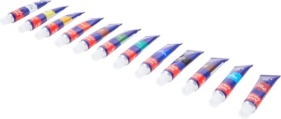 Professionele Acrylverf - Hobbyverf - 12 kleuren | bol
