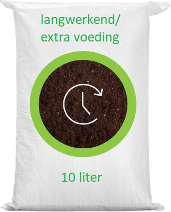 Potgrond langwerkend aarde 10 liter | bol
