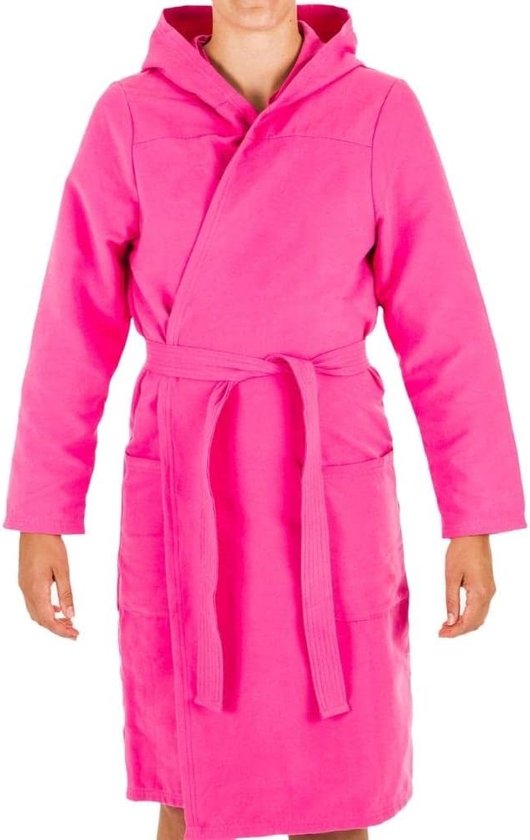 Badjas van microvezel voor dames en heren, uniseks, met capuchon ...