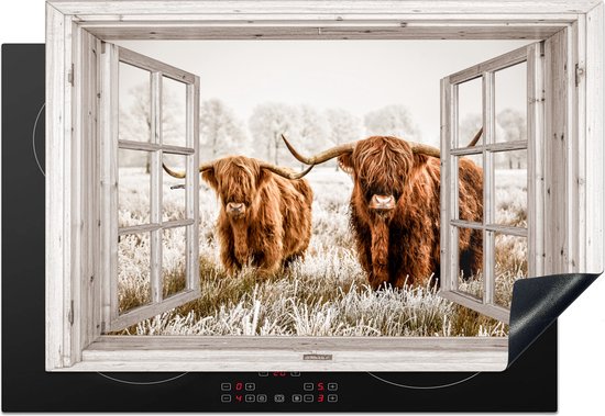 KitchenYeah® Inductie beschermer 74x48 cm - Doorkijk - Schotse ...