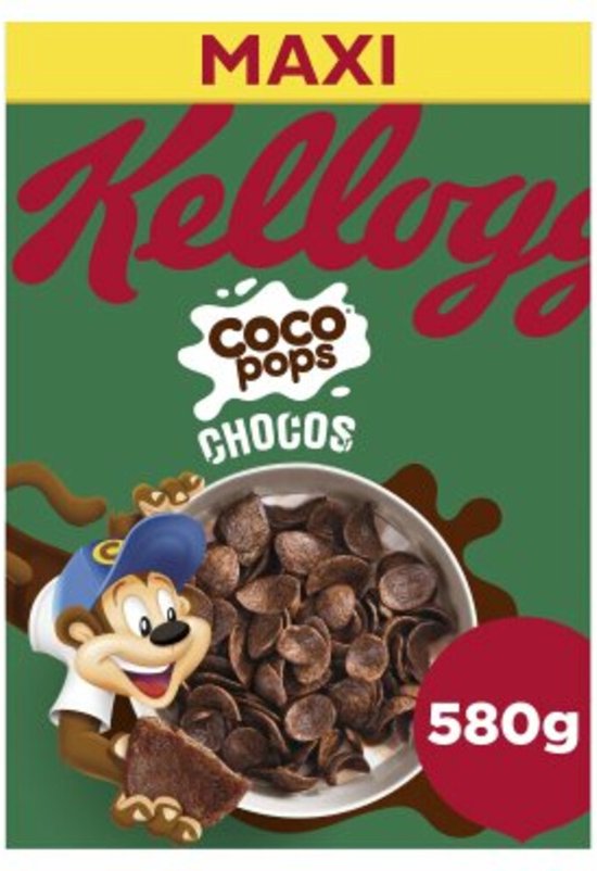 Kellogg's Chocos Ontbijtgranen - 2 x 580 gr - Voordeelverpakking | bol