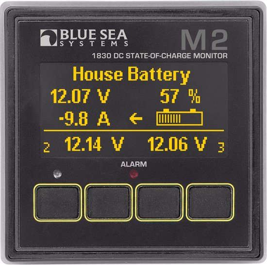 Blue Sea 1830 M2 DC Multi-meter met Laadstatus | bol