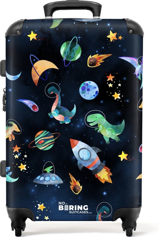 NoBoringSuitcases.com® - Kinderkoffer jongen - Dino's in de ruimte ...