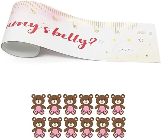 Sweet One Hoe Groot Is Mama S Buik Meetlint Voor Babyshower