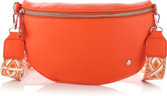 sac croisé orange spacieux / cool avec bandoulière tissée - sac - dames ...