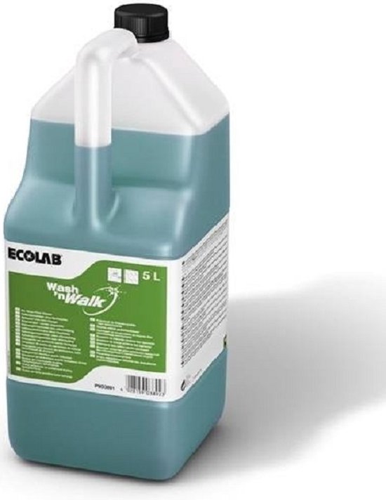 Ecolab Wash 'n Walk keukenvloerreiniger 5 liter kan | bol