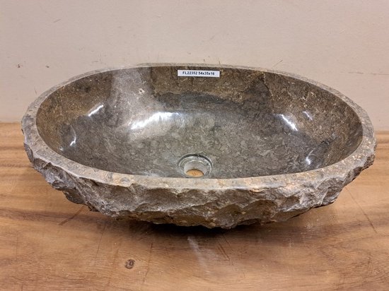 Waskom Marmer - 54x35x15cm - FL22352 | bol