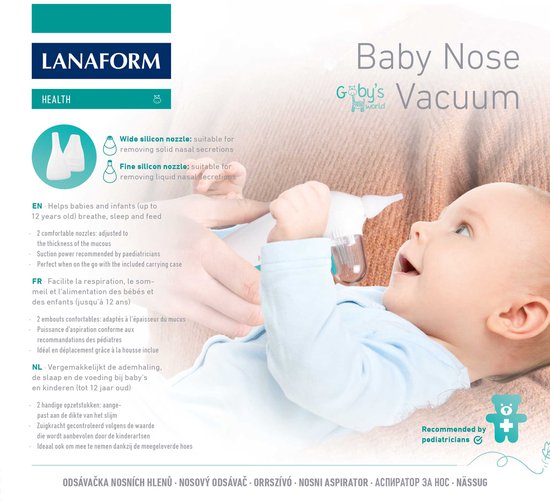Lanaform - Baby Nose Vacuum - Neusdouche - Elektrische Neuszuiger ...