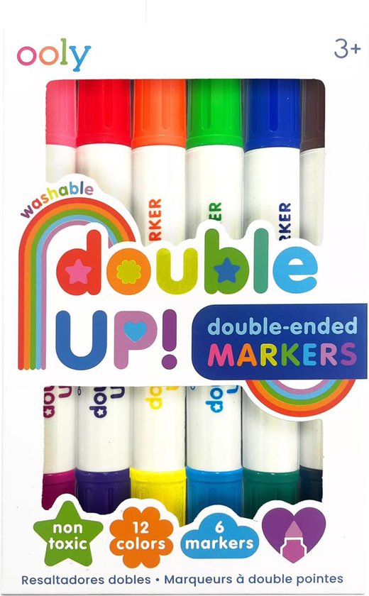 Ooly - Double Up! Double-Ended Markers - Set Van 6 Dubbelzijdige ...