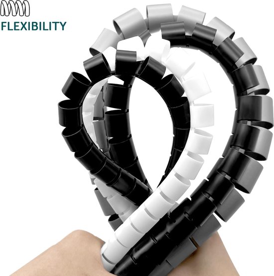 Kabelslang Kabel Management Sleeve, shinfly 3m/9.8ft flexibele ...