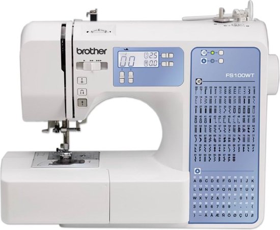 Brother Electronische Naaimachine - 100 steekprogramma's - FS100WT | bol