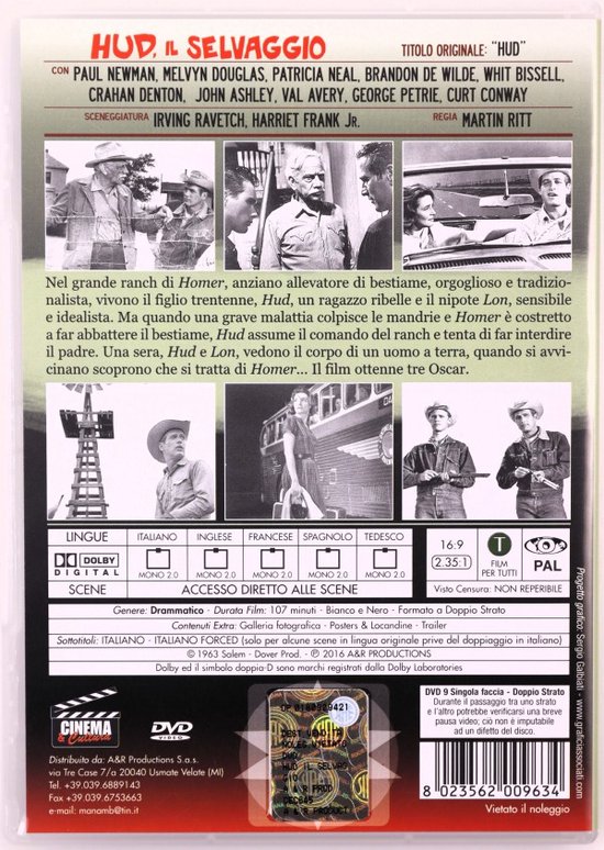 Hud [DVD] (Dvd), Patricia Neal | Dvd's | bol