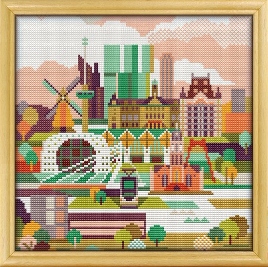 Borduurpakket Awesome Patterns - Steden - ROTTERDAM - telpatroon om ...
