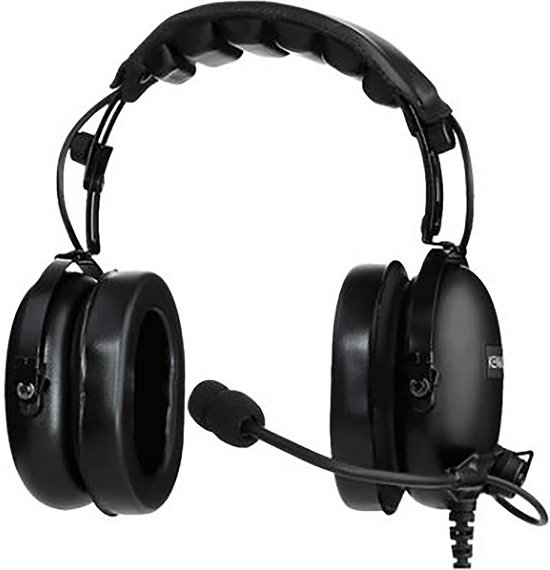 Kenwood KHS-10-OH-SD heavy duty headset met microfoon voor Kenwood TK ...