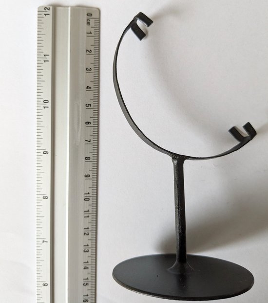 Metalen standaard voor edelsteen Maan en Hart | bol