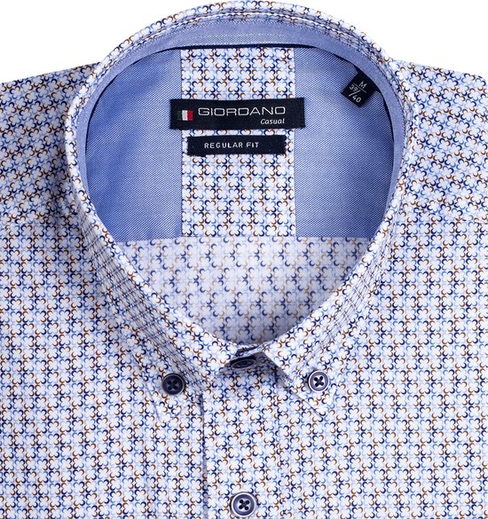 Giordano Overhemd Korte Mouw - 416020 | bol