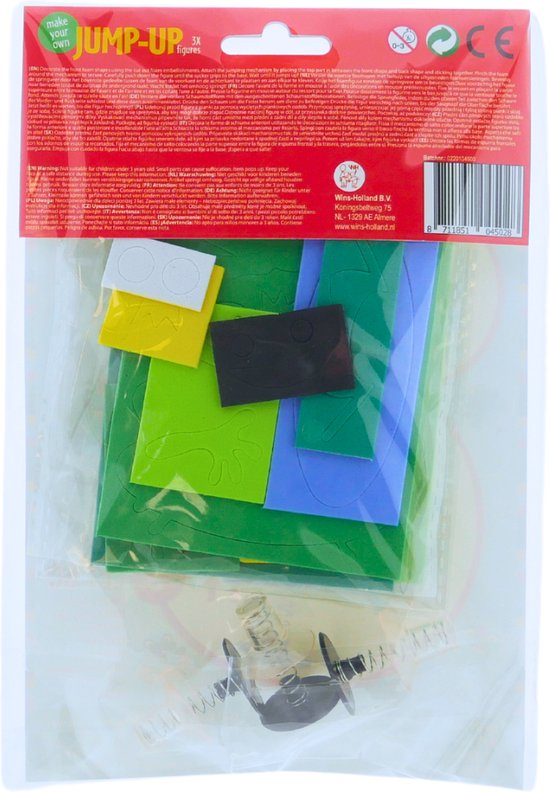 Maak Je Eigen Springveer Knutselset Kikker | bol