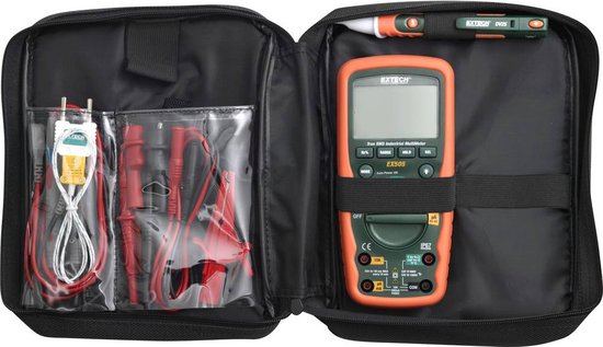 Extech EX505-K Multimeter Digitaal Waterbestendig (IP67) CAT IV 600 V ...