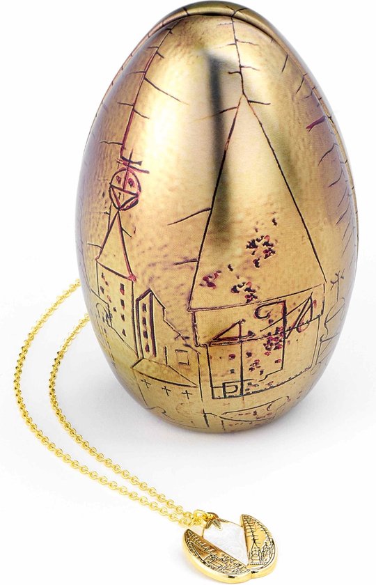 Harry Potter Boxed Golden Egg Gift Tin with Necklace - Gold | bol