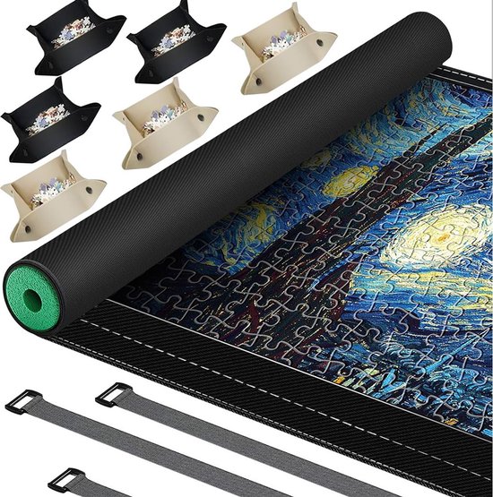 Puzzelmat voor 2000stukjes - Puzzelmap met Accessoires - Puzzelbord ...