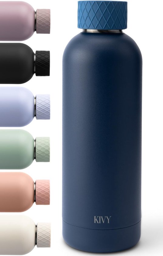 RVS Drinkfles 500 ml, 1 Liter - Lekvrije Thermosfles 500 ml - Geschikt ...