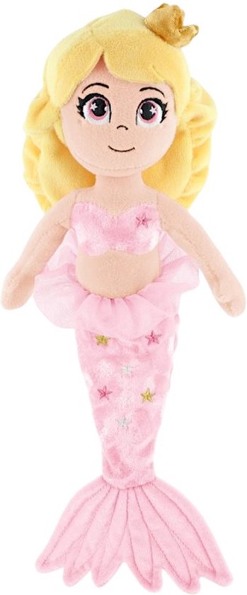 Keel Eco - Roze Zeemeermin - Knuffel - Mermaid - 25 cm | bol