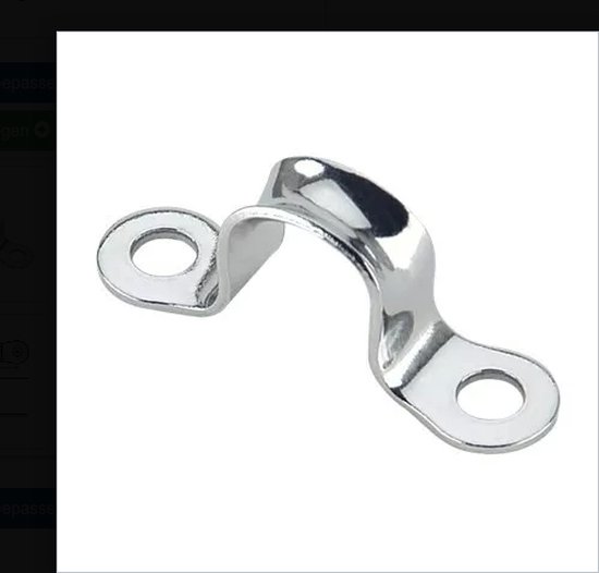 Harken 137 Pair Beugel RVS 38mm voor standaard klem 2 stuks | bol