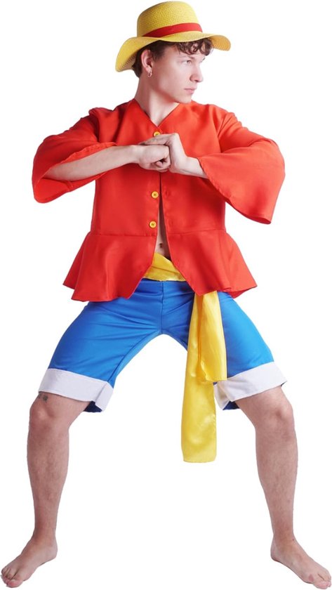 One Piece Kostuum - Monkey D. Luffy Outfit - Complete Verkleedkleren | bol