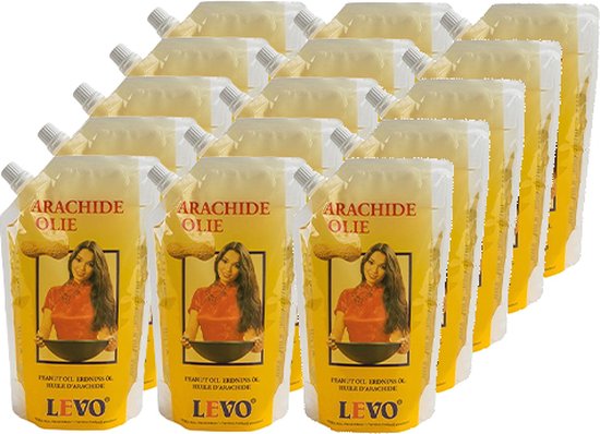 Levo - Arachideolie - 15x 500ml | bol