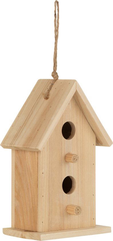 J-Line vogelhuisje Fred China - hout | bol