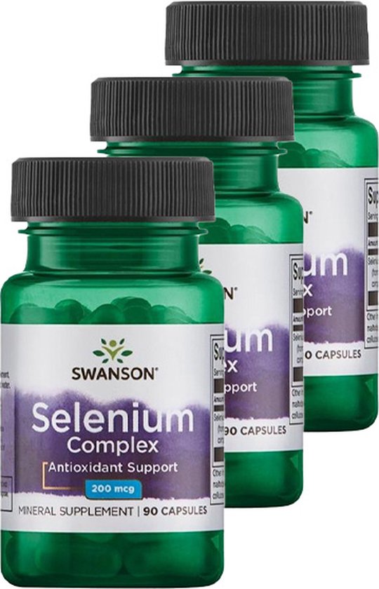 Swanson | Albion Selenium Complex 200mcg | 90 capsules | 3 stuks | 3 x ...