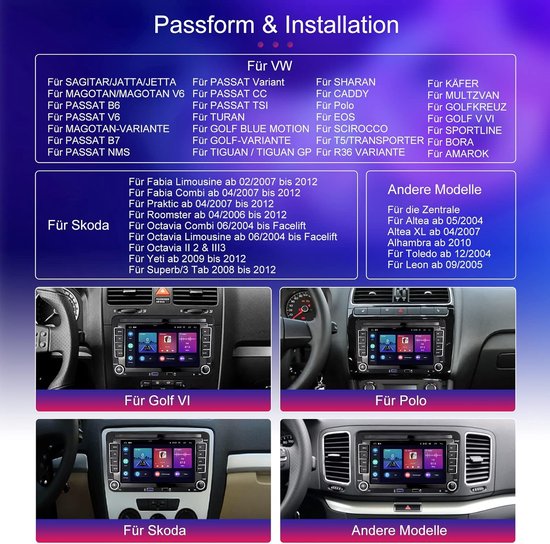 Autoradio Android 13 - HiFi - Wireless Carplay - Android Auto | bol