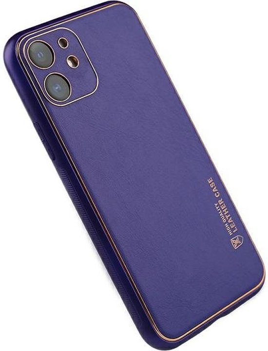 Beline Case Leather Case iPhone 12 mini purple | bol