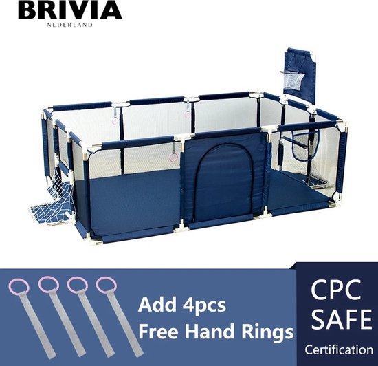 Brivia Baby Box - Indoor Baby Corralitos - Veiligheidsbarrières - Basketbal Baby... | bol