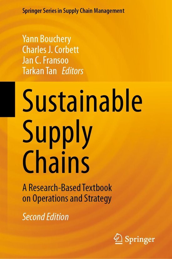 Springer Series in Supply Chain Management 23 - Sustainable Supply Chains (ebook) |... | bol