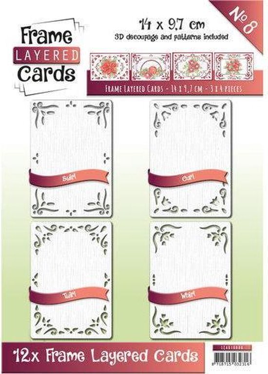 Frame Layered Cards 8 - A6 | bol.com