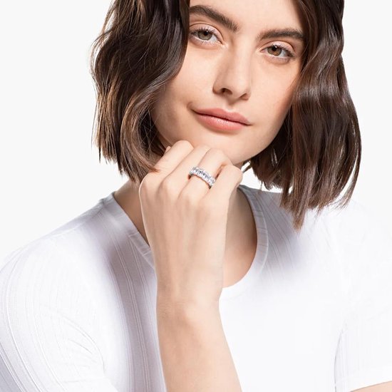 Swarovski Vittore Ring (Maat: 58) - Zilver | bol